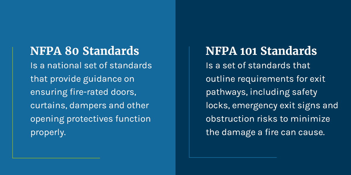 NFPA 80 vs. NFPA 101: Understanding the Differences